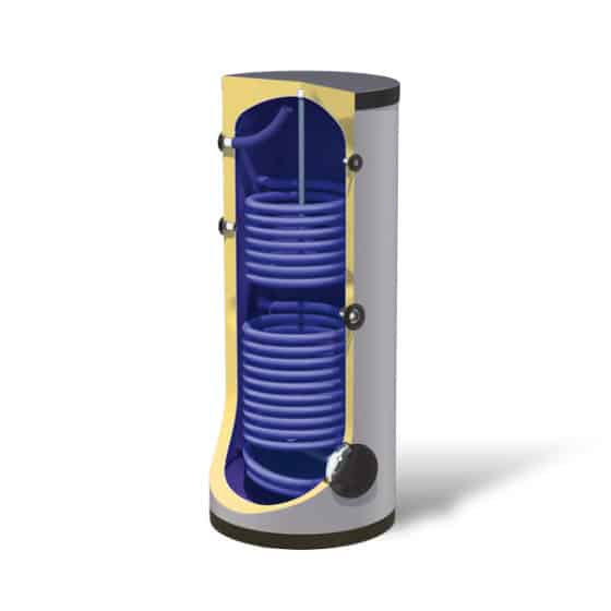 Ballon solaire ECS double échangeur BVE-WW 160 à 1000 - Syrius Solar